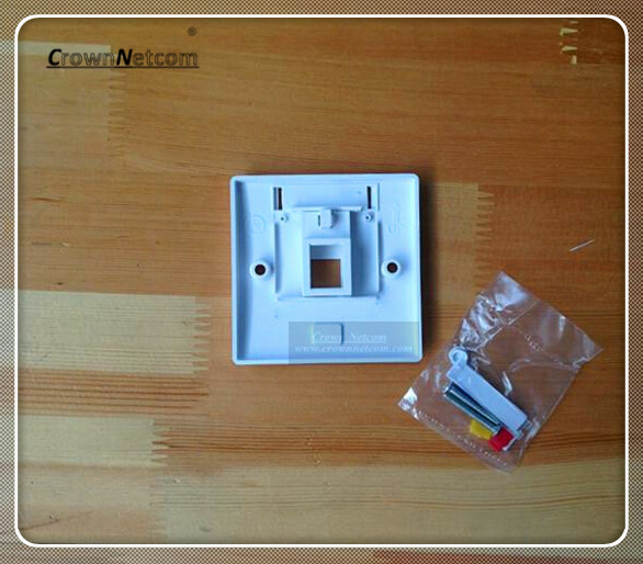 1 port RJ45 Face Avant 1 port Network Face Plate Single port Faceplates ...