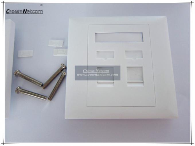 Single Port Network 86X86 Type RJ45 Faceplates For Network Keystone ...