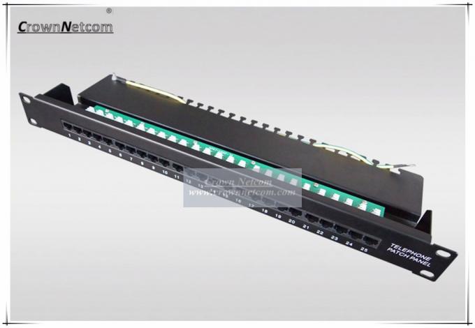 cat3 50port patch panel high quality UTP 50Ports vioce patch Panel with ...
