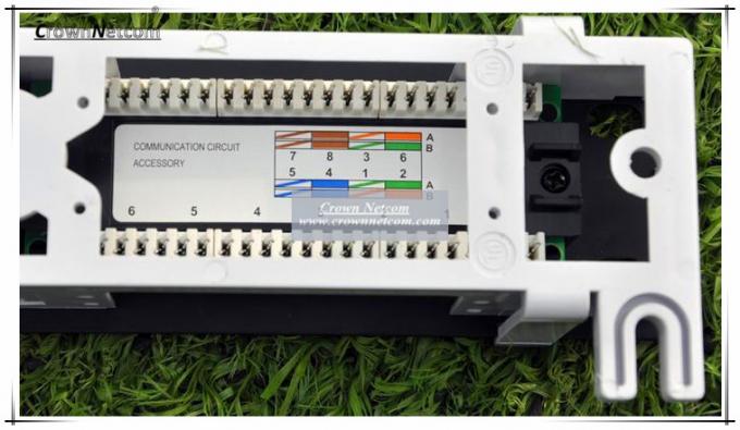 Network 10 inch mini patch panel Cat5e 12ports patch panel wall mount ...