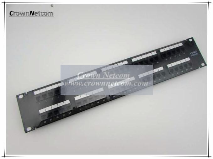 RJ11 50Ports Voice Patch Panel 110 UTP Patch Panel Cabinet Rack 50Port ...