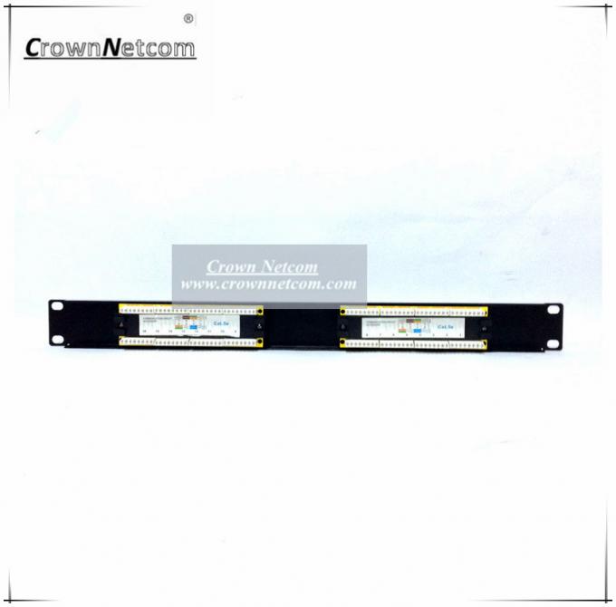 19 Inch Cat5e 16 Port Patch Panel 1U Cabinet Patch Panel RJ45 16 Ports ...
