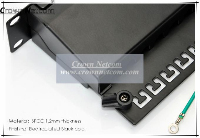 NEW 10 Inch 12Port Patch Panel Cat6 Full Shielded Patch Panel Cat6 ...