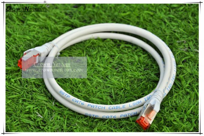RJ45 LSZH/LOSH Cat6A SSTP Patch Cord 6 Colors 2Meter Cat6A Patch Cable ...