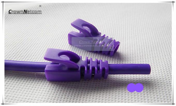 8 Colors RoHS U Boots Cat6 Shielded Boots 7.5MM Colorful U Sheath ...