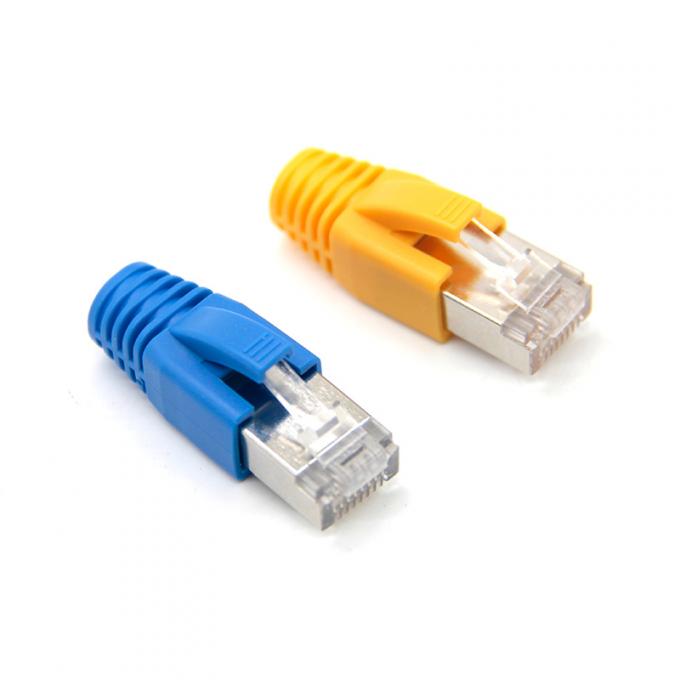 RoHS PUR Cat7 Cable Boots Cat6A Shielded Boots OD 7-8.5MM Colorful ...