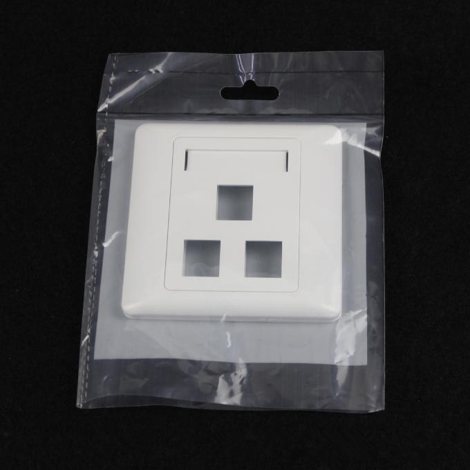 3 port RJ45 Face Plate Three ports Network Face Avant For RJ45 Network ...