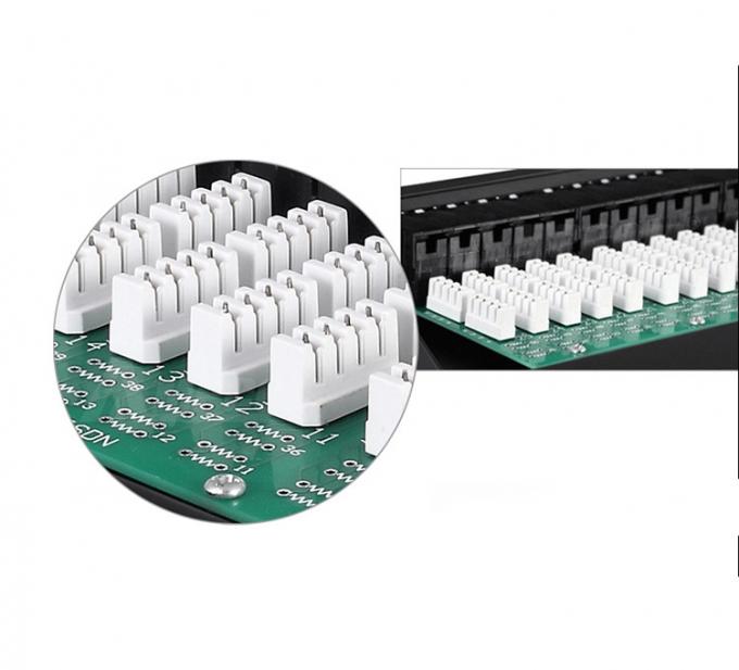 Network 1U 19Inch RJ11 50Port Voice Patch Panel Cat3 Patch Panels ...