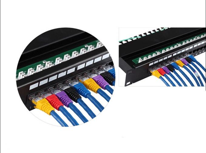 Network 1U 19Inch RJ11 50Port Voice Patch Panel Cat3 Patch Panels ...