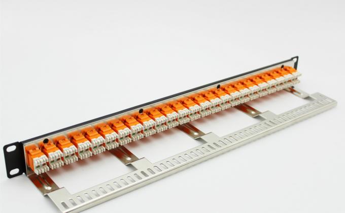 Network Cat5e Modular Patch Panel 24Port RJ45 Patch Panels With ...