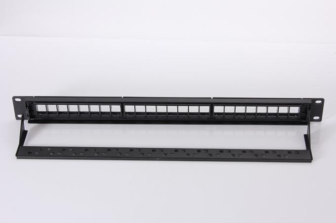Network 19Inch 24Port RJ45 Blank Patch Panel Rack Patch Panels With ...