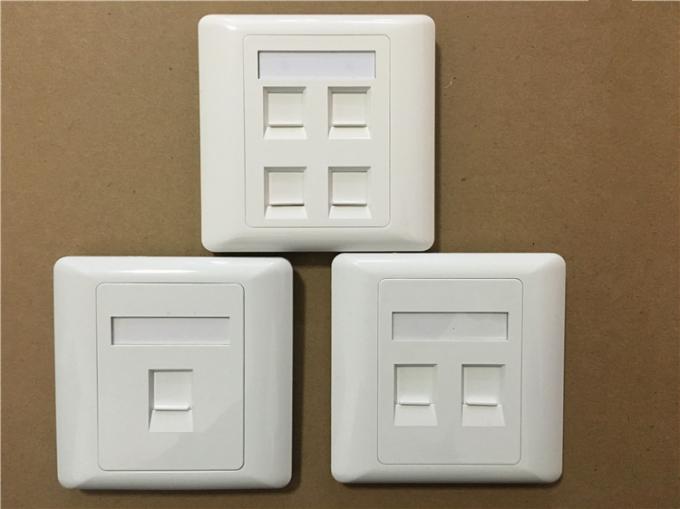 86x86 AMP Type 4Port RJ45 Face Plates Network Information Outlet ...