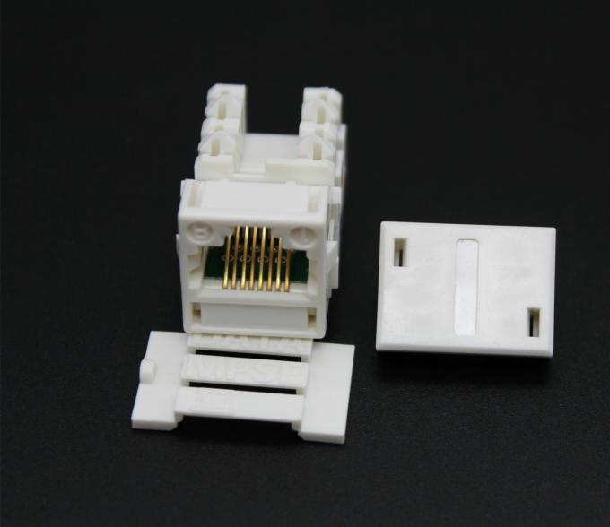 Network RJ45 Keystone Jack Cat5e Cat6 Information Outlets Pass Fluke Test