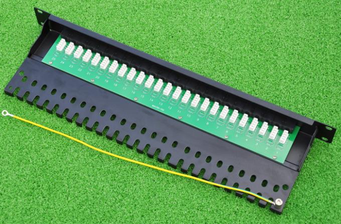 Cat3 25port Telephone Voice Data Patch Panels 19Inch Rack Patch Panels ...