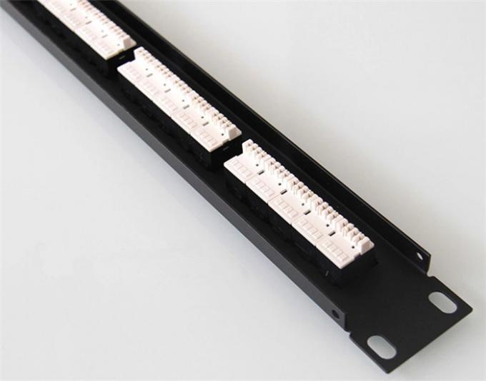 RJ11 1U Cat3 25port Telephone Patch Panels 19Inch Rack Patch Panels ...