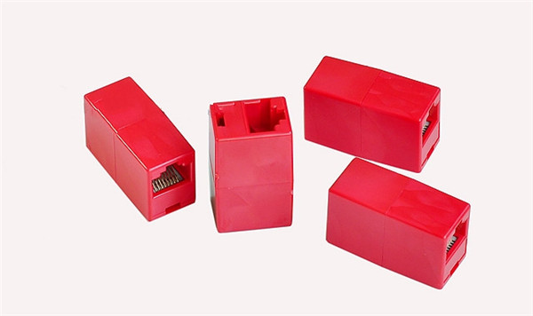 4 Colors RJ45 Cable Extender 8P8C Network RJ45 Couplers/Adapters For ...