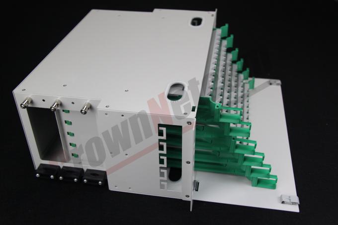 19 Inch Rack Mounted Fiber Distribution Unit SC FC LC ST ODF 96 Core ...
