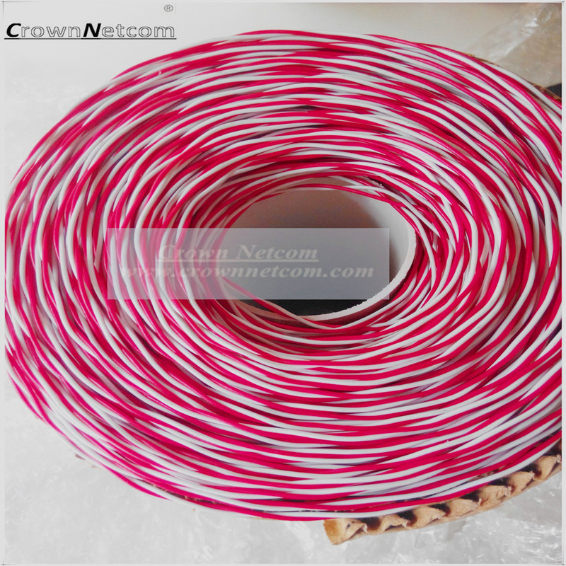 Telephone Jumper Wires 0.5mm PVC Jacket Blue/Yellow Red/White Bare ...