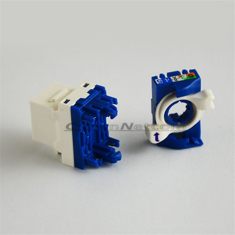 NEW Network Rotary RJ45 Cat6 Keystone Jack Tool Free Easy Installation ...