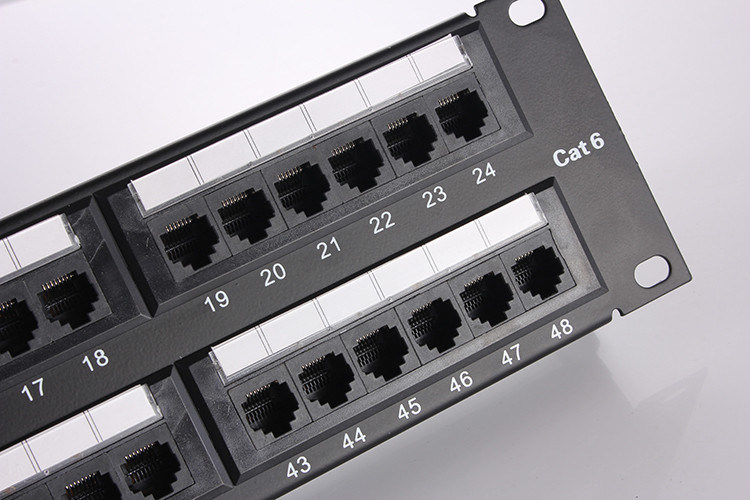 Fluke-Approval Cat6 RJ45 48Port Patch Panel Rack Patch Panels With ...
